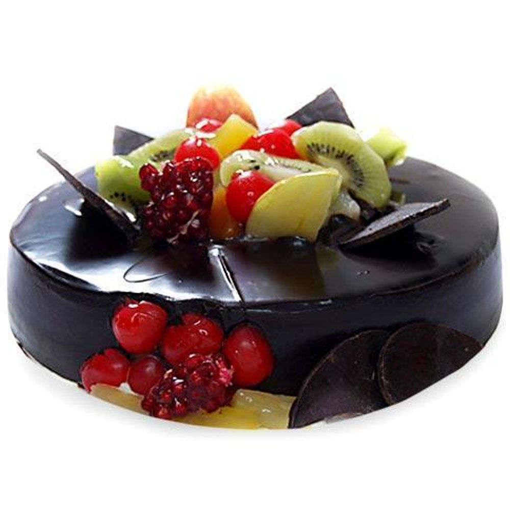 Buy/Send Chocolate Fruits Cake Half kg Online- Winni | Winni