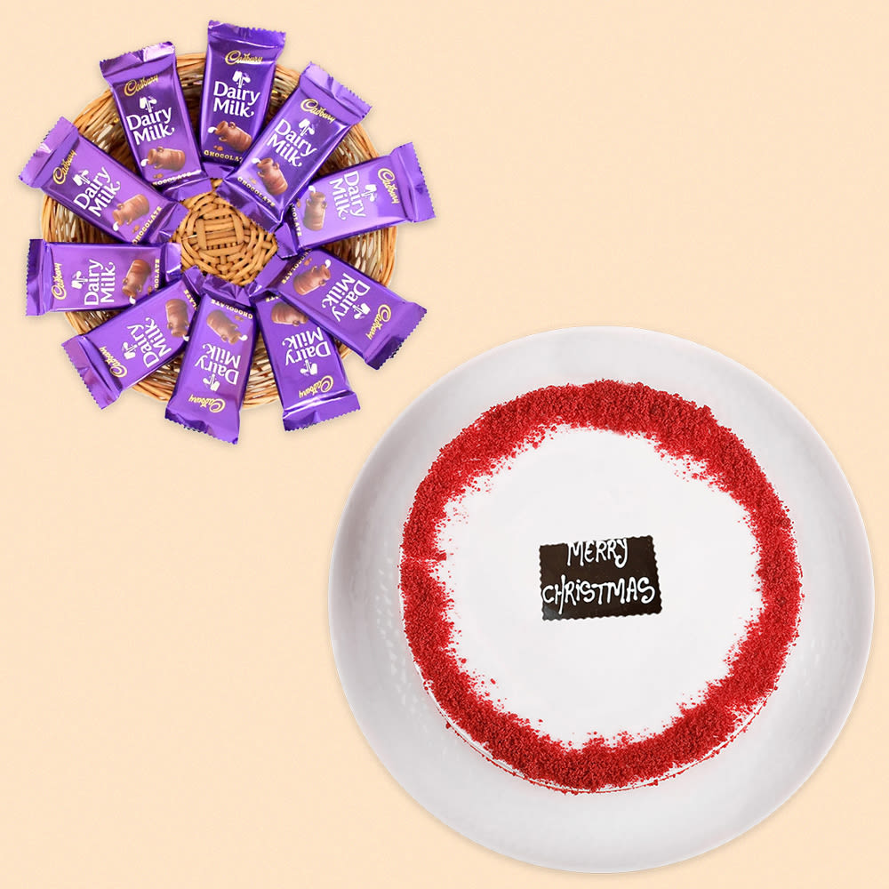 Red Velvet With 10 Dairy Milk | Winni