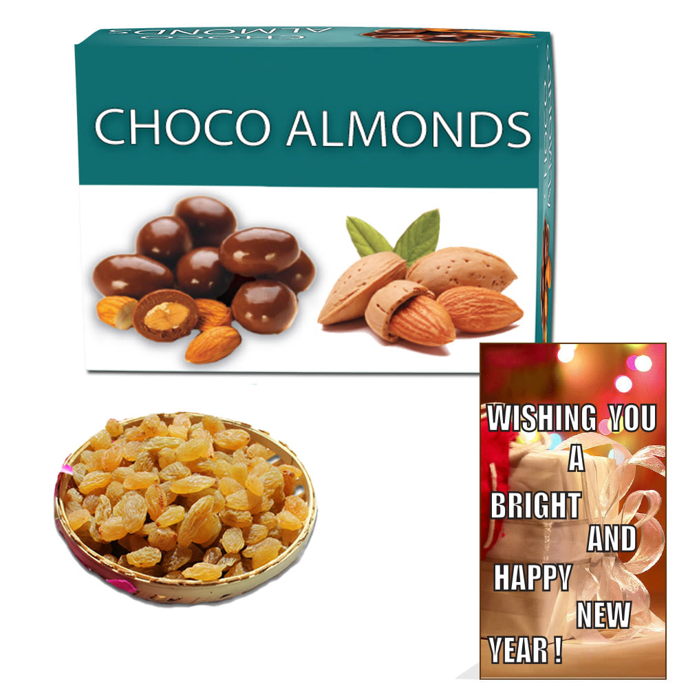 Choco Almonds With Premium Quality Raisins | Winni