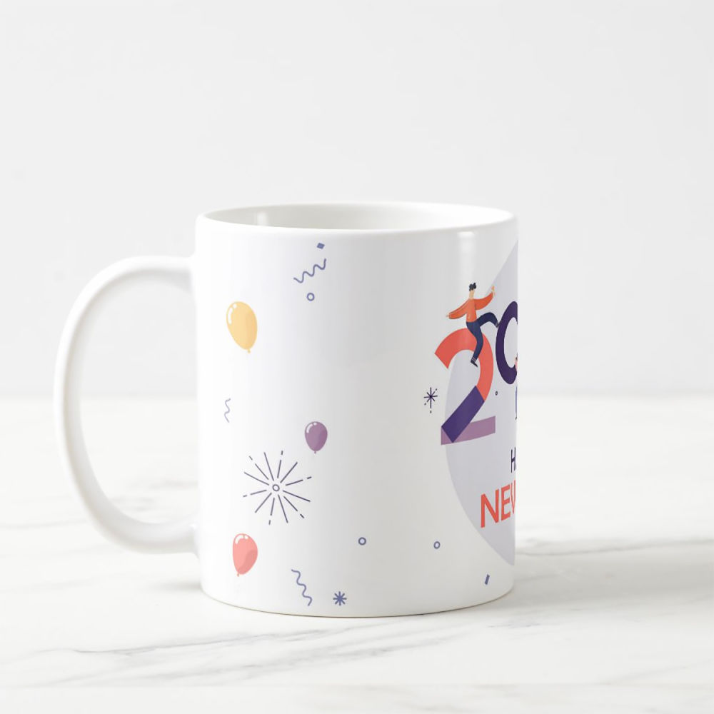 Personalised Happy New Year Wishes Mug | Winni