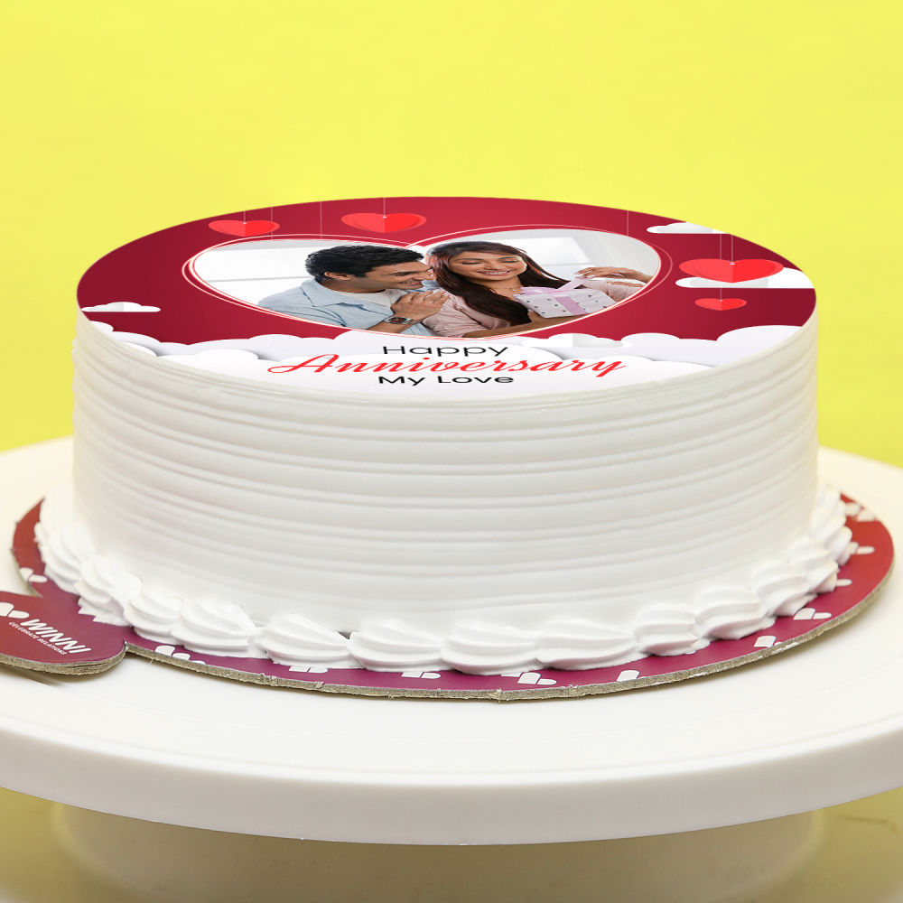 Vanilla Round Shape Cake | Winni