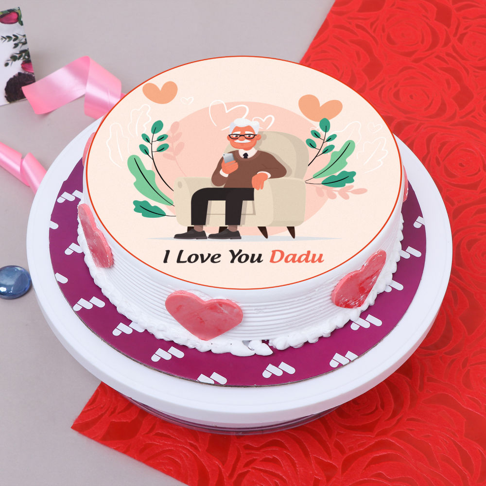 Delectable Love You Dadu Cake | Winni