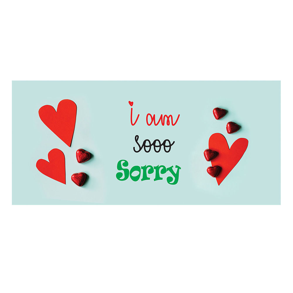 Custom Sorry Chocolate 18pcs Box | Winni