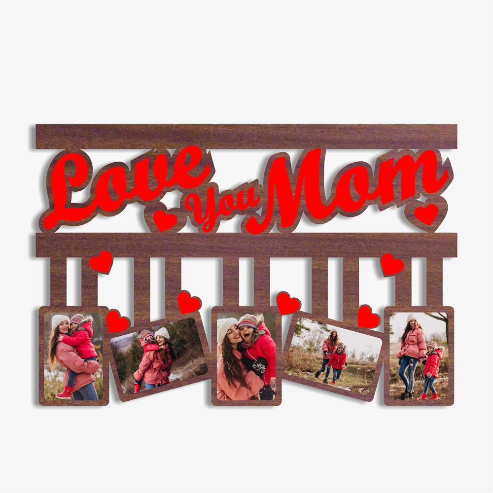 Love You Mom Photo Frame | Winni
