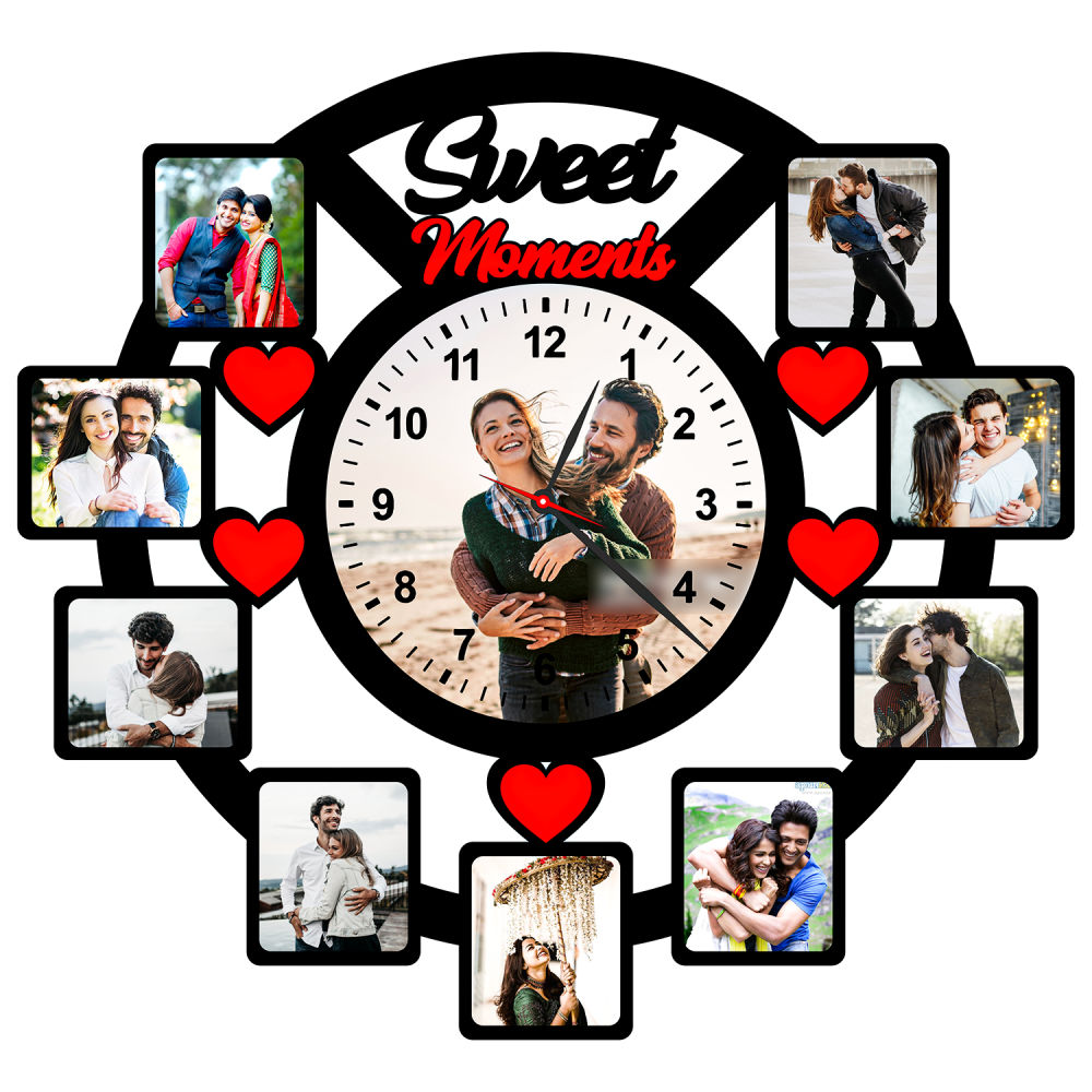 Themed And Printed Sweet Moments Clock | Winni
