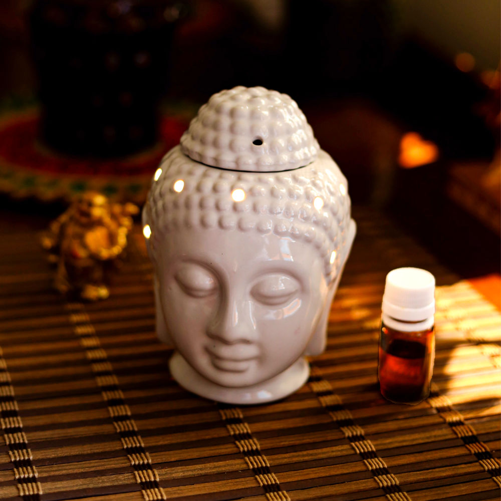 White Electric Buddha Diffuser | Winni