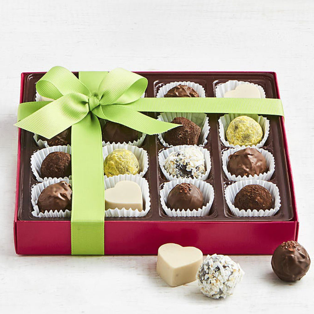 Assorted Artisan Truffles Box 16pc | Winni