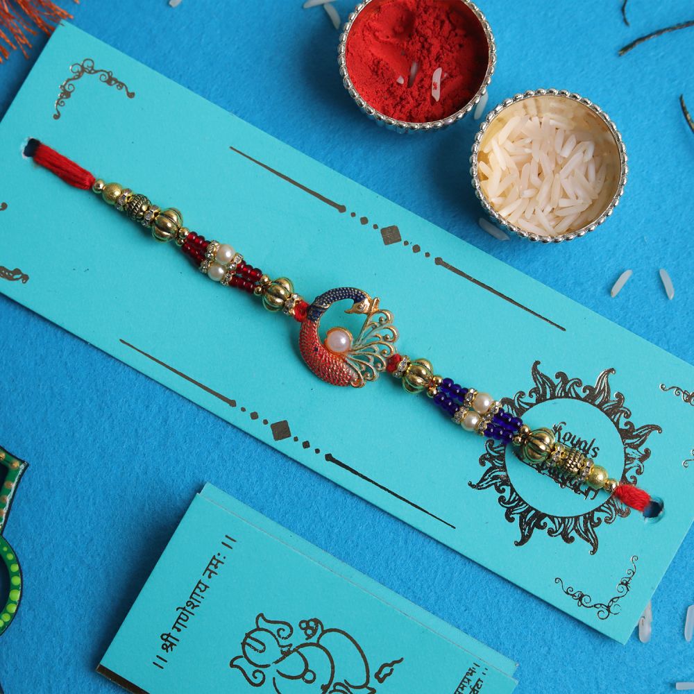 Luxury Peacock Rakhi Winni