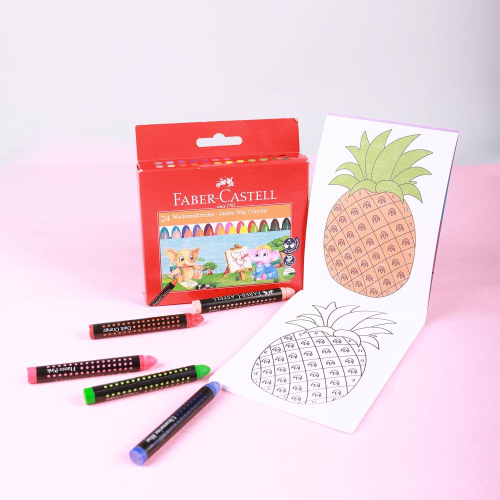 Kids Coloring Book With Crayons | Winni