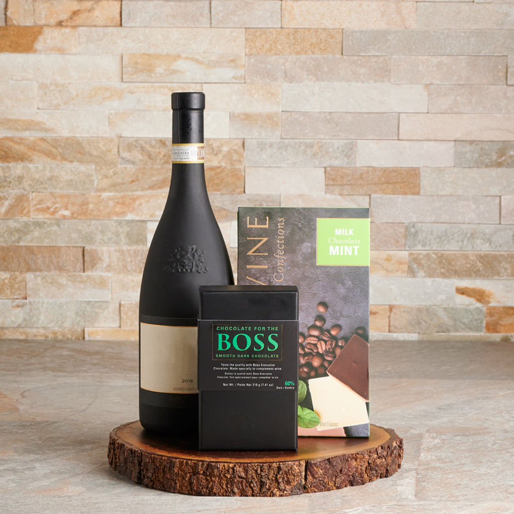 Versatile Trinity Wine With Chocolate Gift Set | Winni
