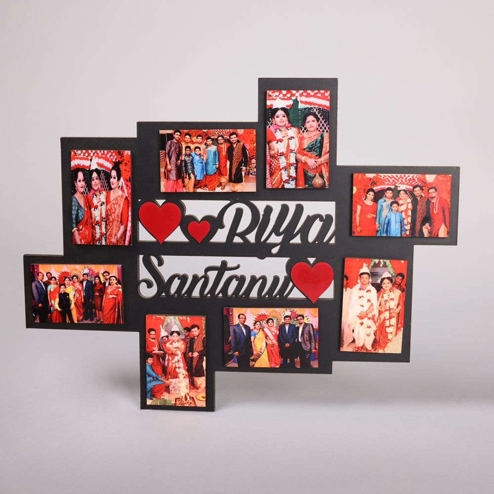 Unique Couple Name Photo Frame | Winni