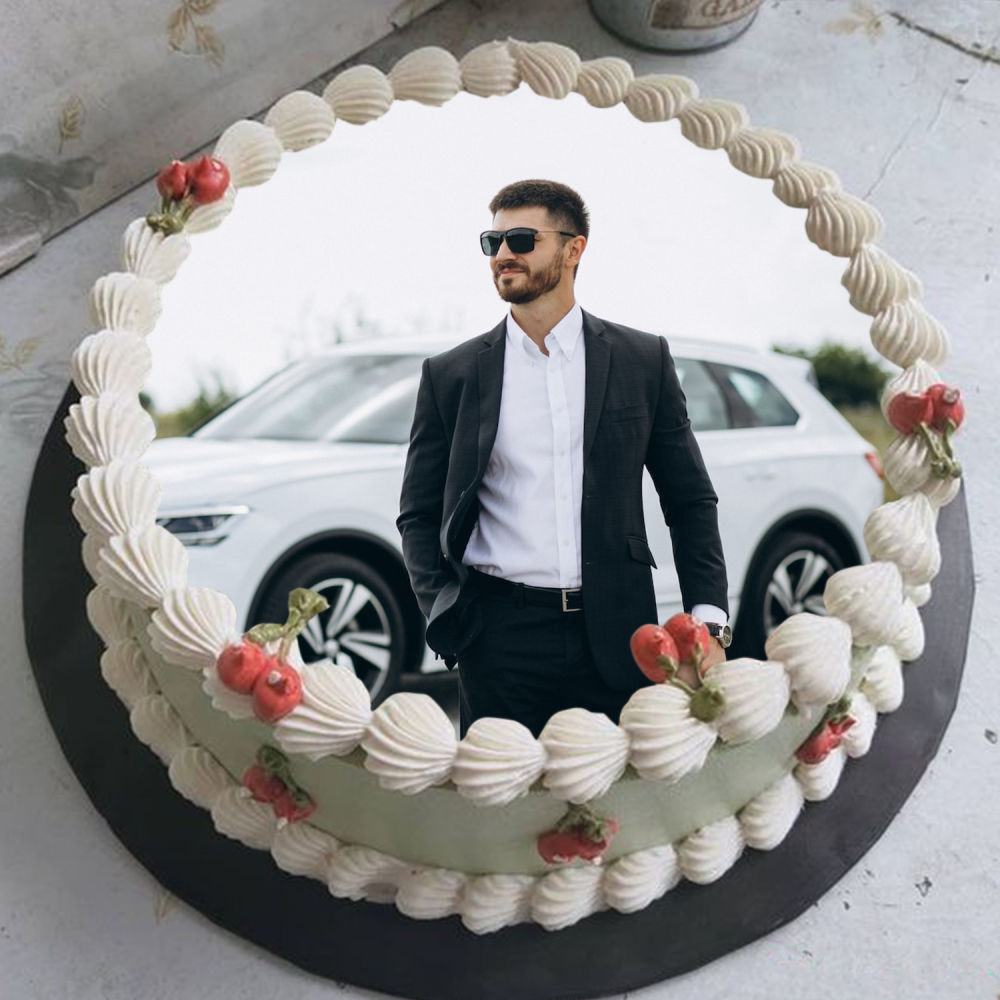 Divine Flavor Vanilla Edible Photo Cake | Winni