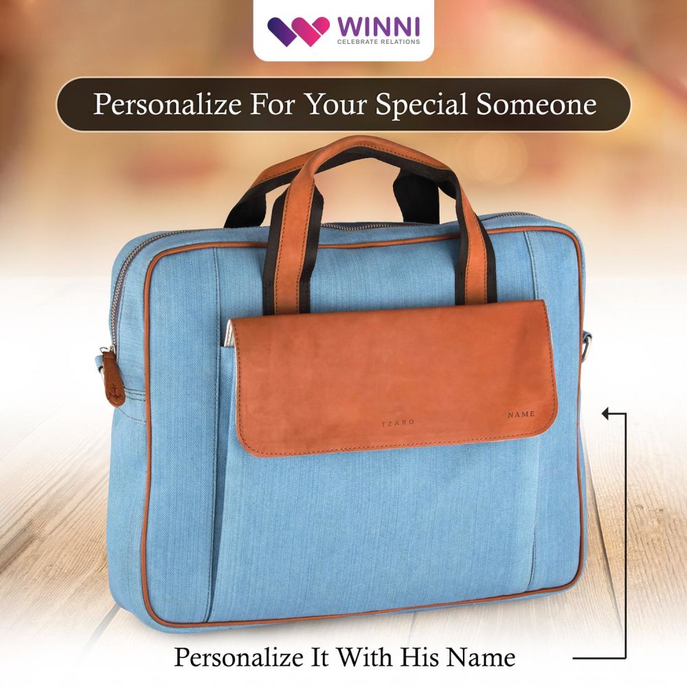 Justin Blue Bash Bag | Winni