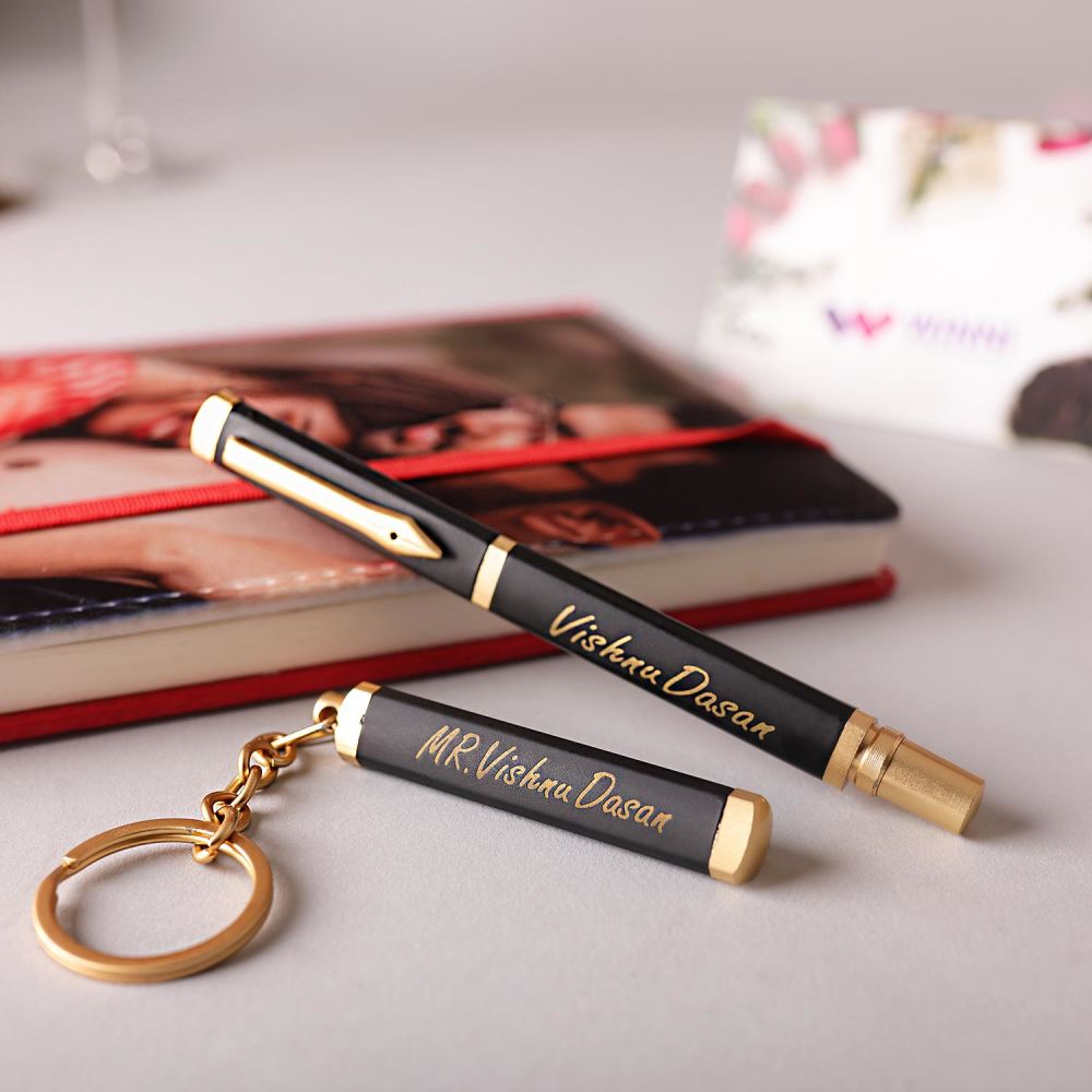 Personalised Pen and Key Chain | Winni