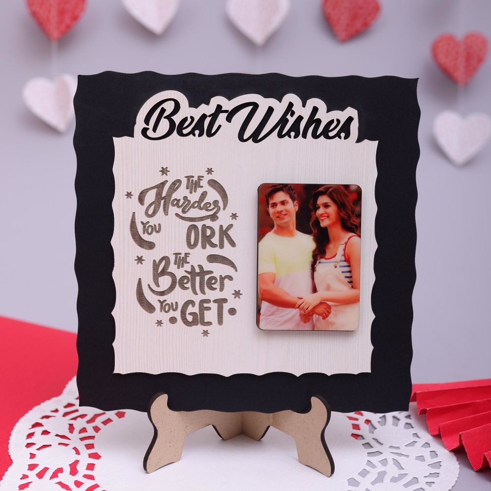 Best Wishes Engraved Frame | Winni