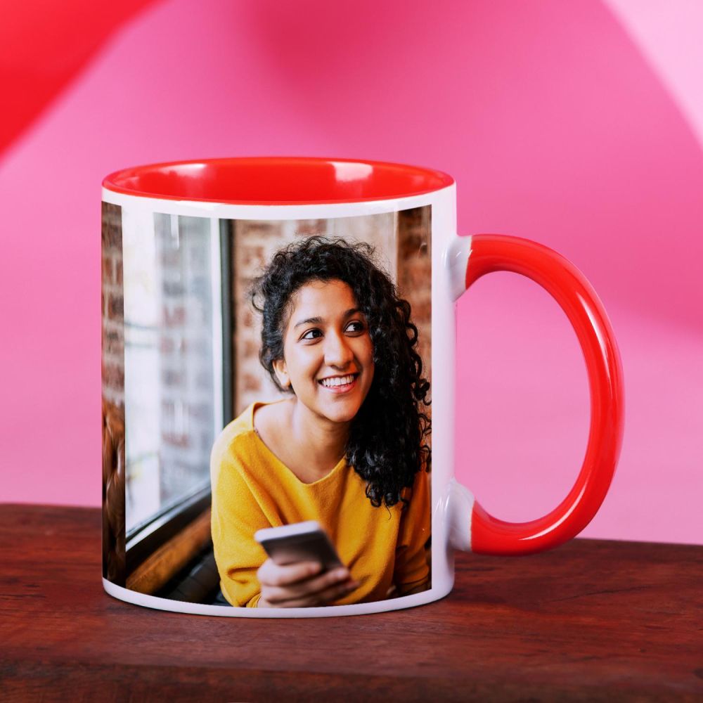 Beautiful Personalized Red Mug | Winni