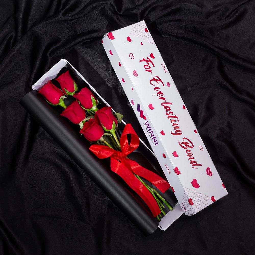 Hypnotic Red Roses Box | Winni