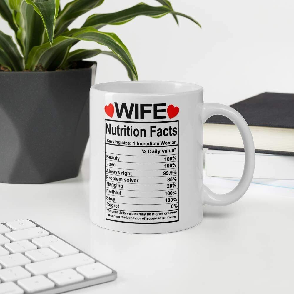 Wife Nutrition Facts Coffee Mug | Winni