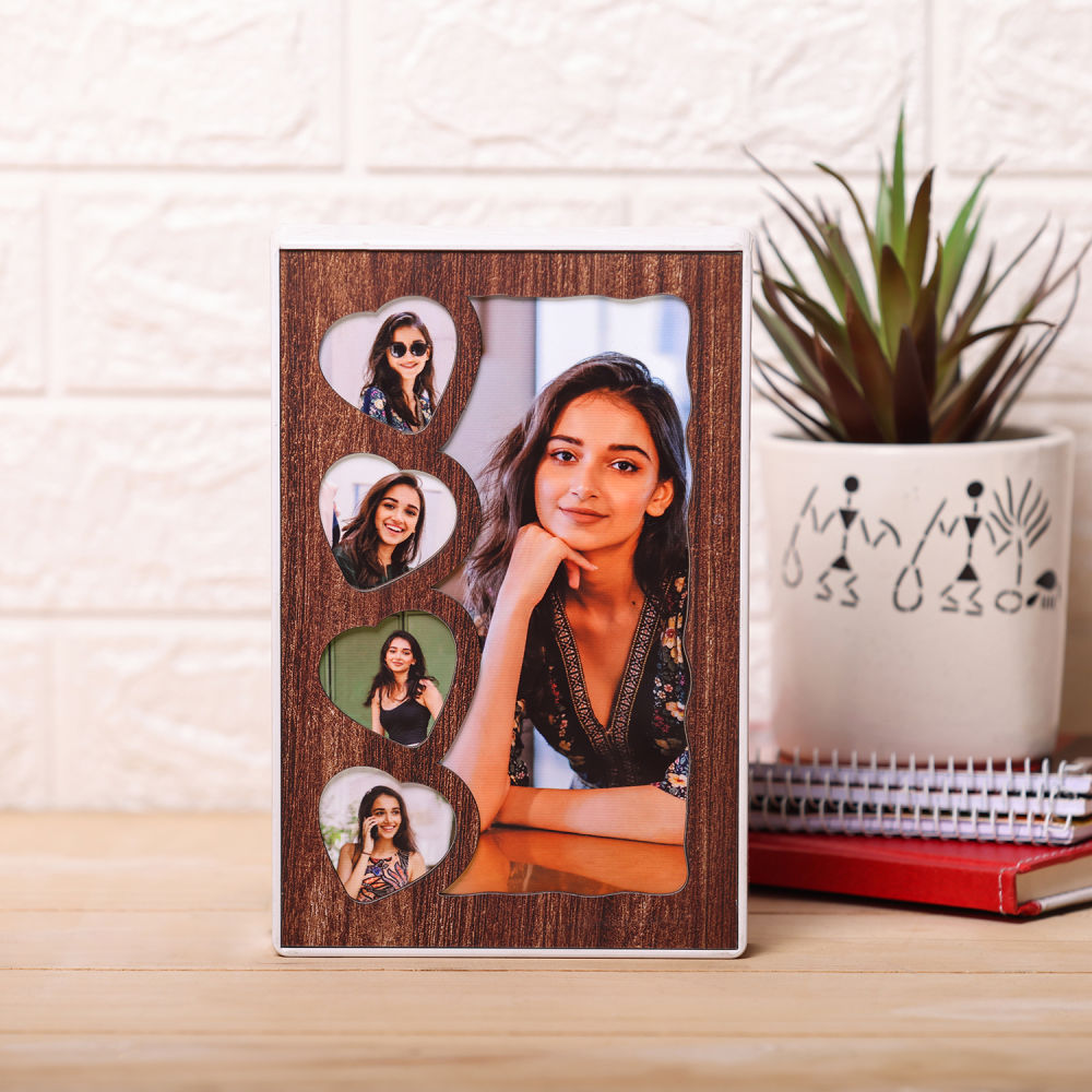Pretty Girl Heart Shape Led Frame | Winni