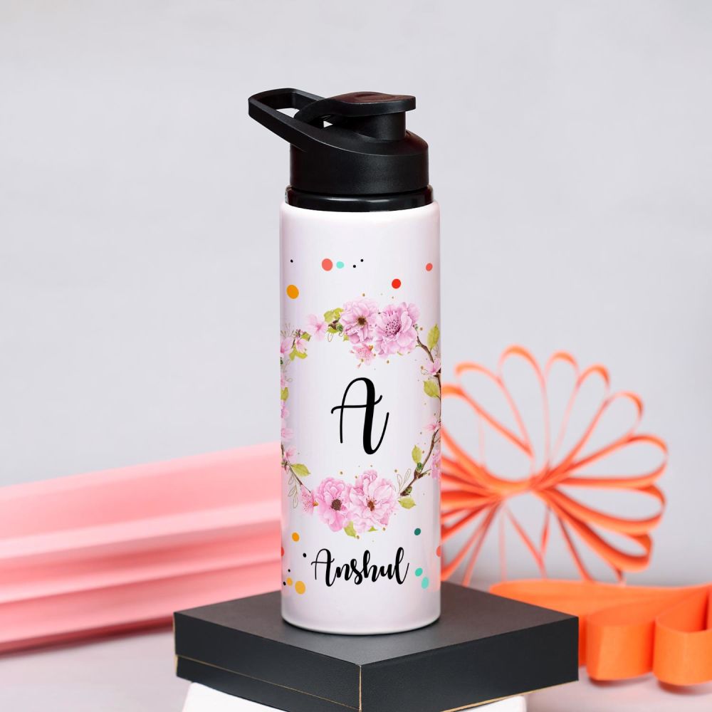Blooming Personalized Water Bottle | Winni