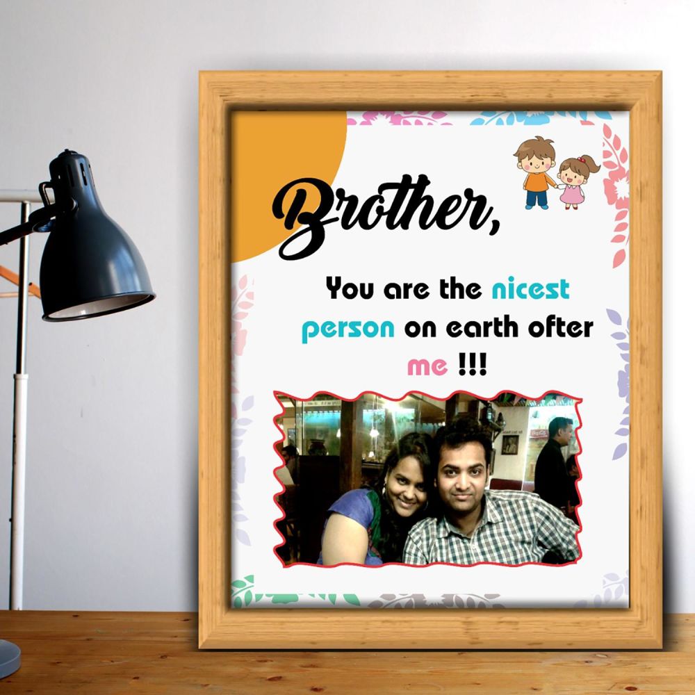 Nicest Person After Me Photo Frame | Winni