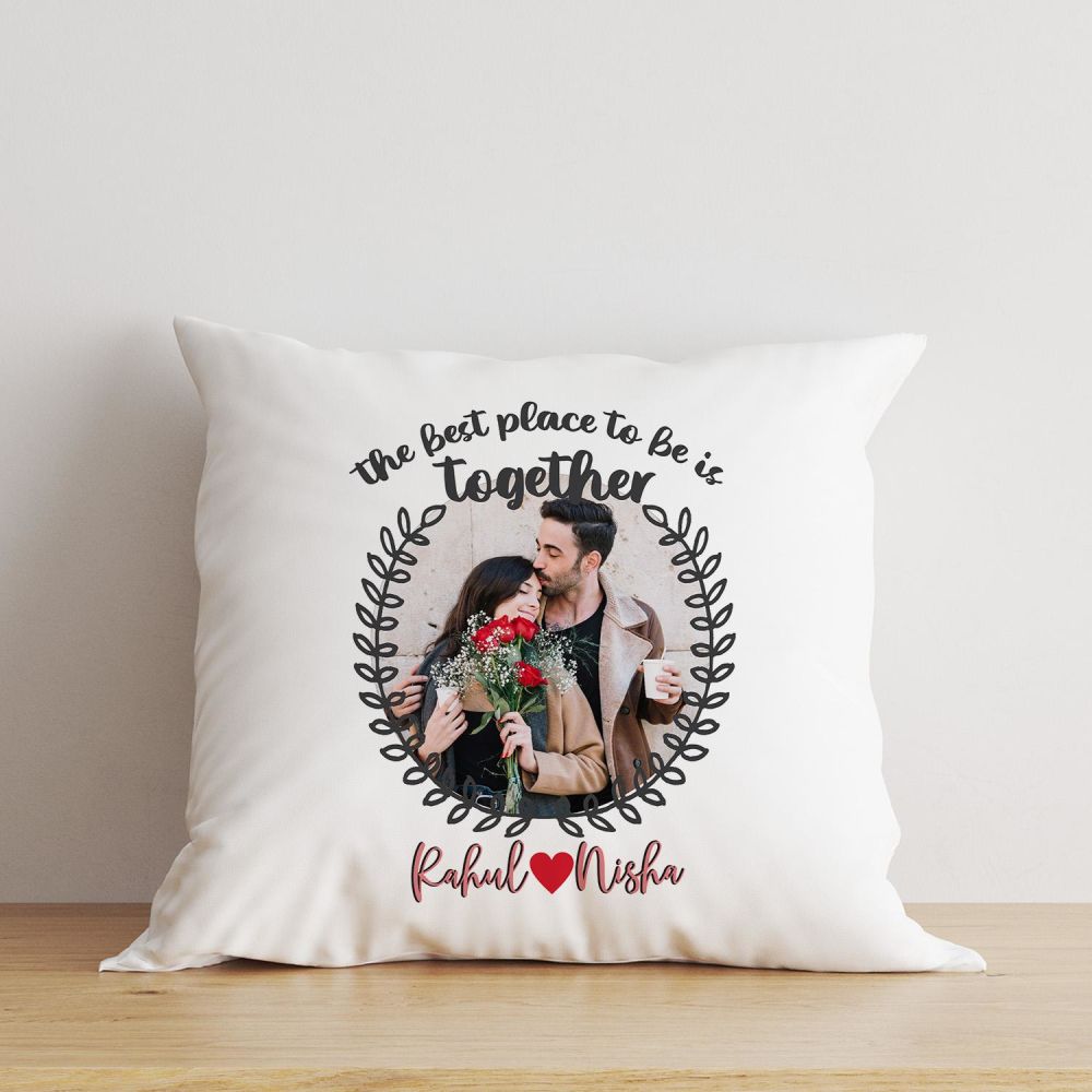Love Bond Personalized Cushion 16 Inches | Winni