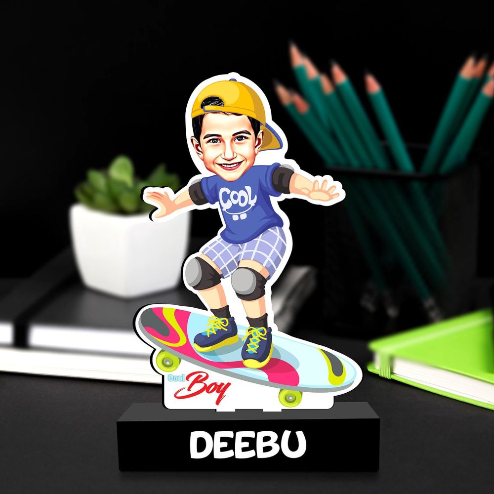 Cool Skater Personalized Caricature | Winni
