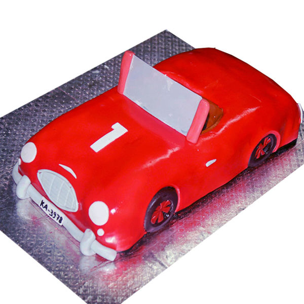 Red Car Cake | Winni
