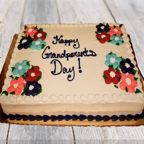 Vanilla Cake for Grandparents Day | Winni