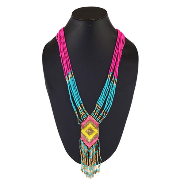 Pink and Blue Necklace | Winni