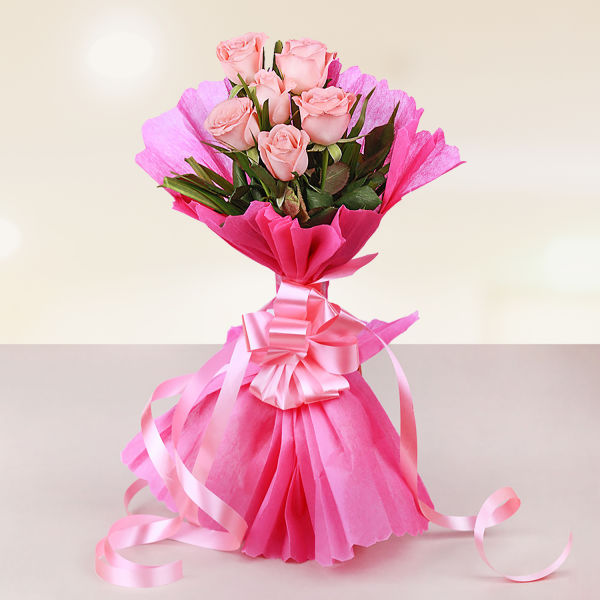 6 Pink Roses | Winni