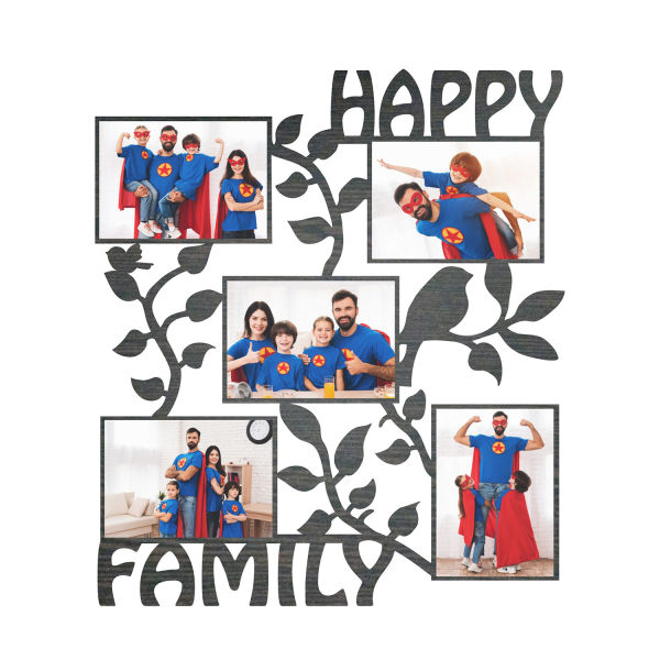 Happy Family Photo Frame | Winni