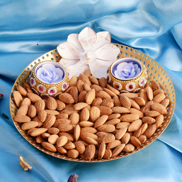 DIYA AND DRY FRUIT THALI | Winni