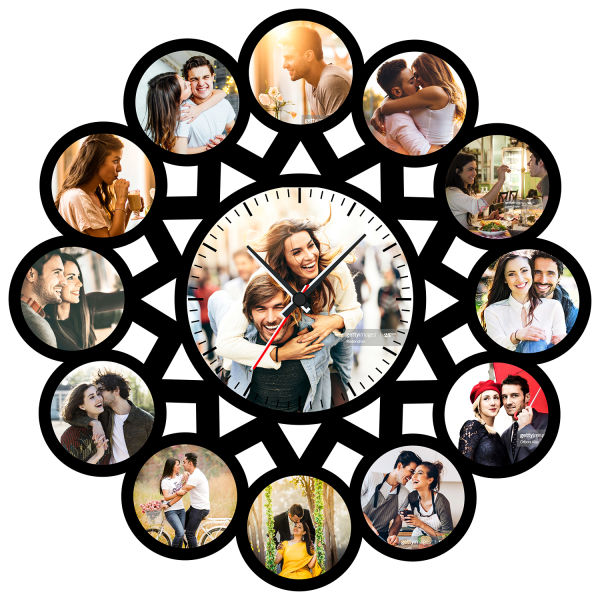 Adorable Family Clock With Premiuim Quality Prints | Winni