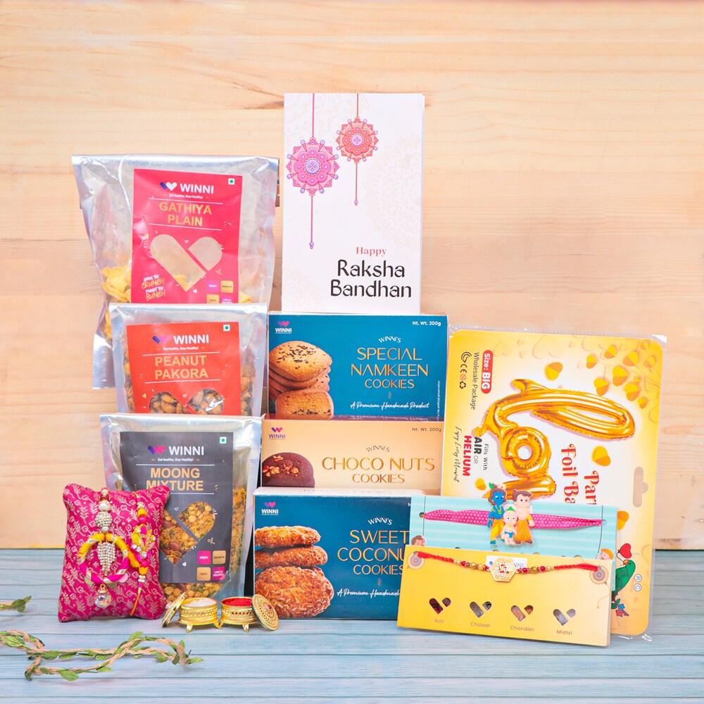 Meetha Namkeen Rakhi Treat Hamper | Winni