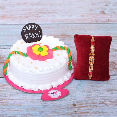 Order Rakhi With Cake | Rakhi Cakes by Winni | Send Rakhi Cakes