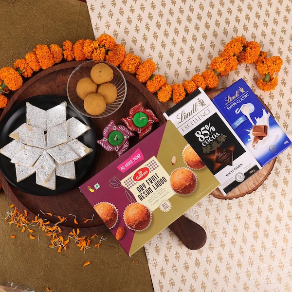 Chocolates And Diwali Sweets Combo | Winni