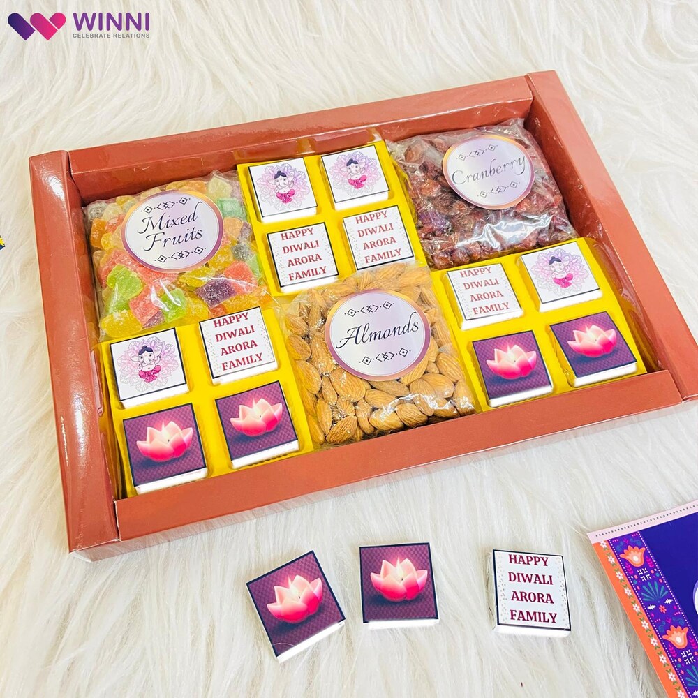 Refreshing Diwali Combo Of Chocolates And Dry Fruits | Winni