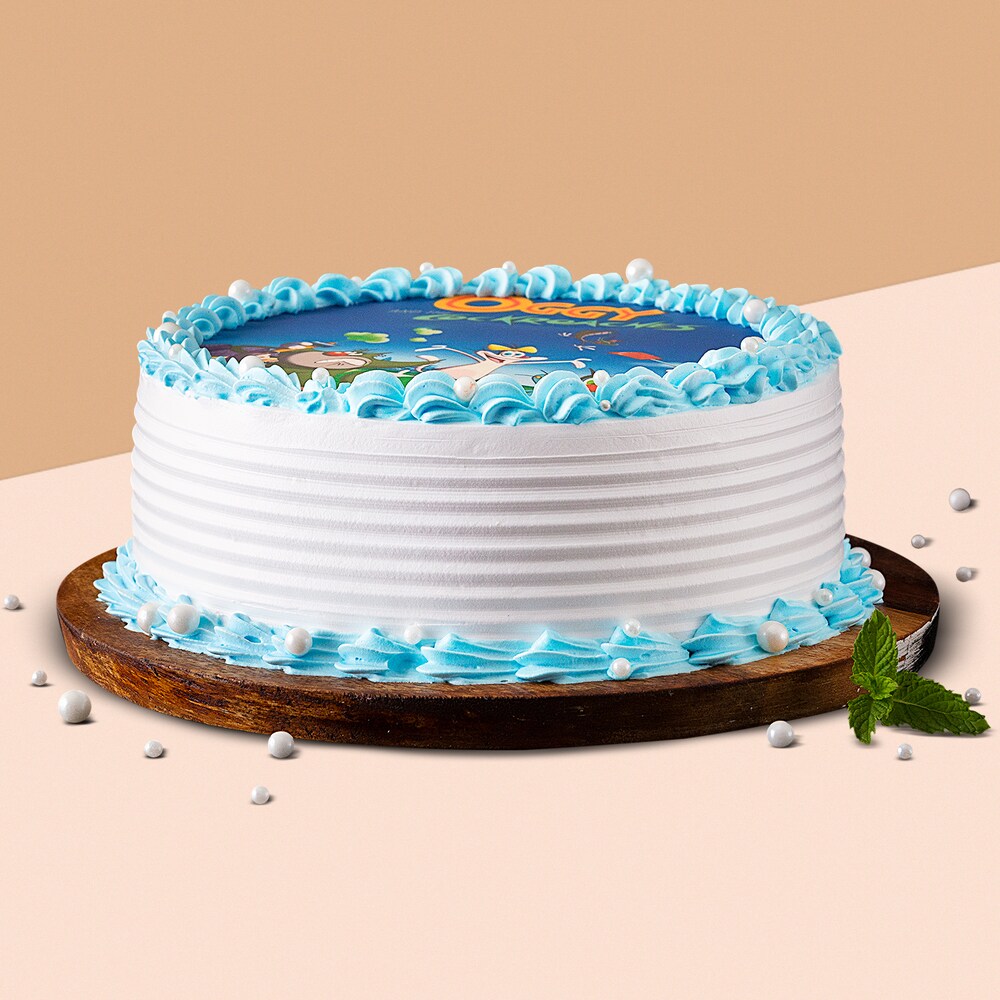 Oggy Vanilla Poster Cake | Winni