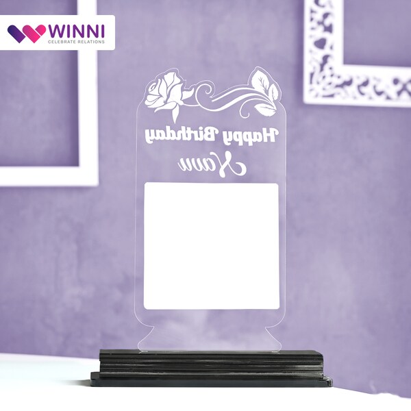 Photo Customised Message Lamp | Winni