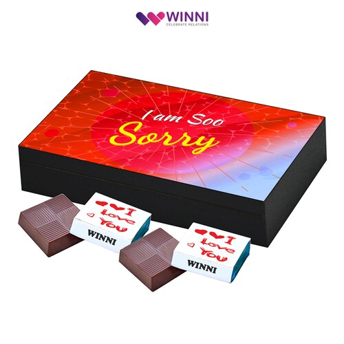 Custom Sorry Chocolate Box | Winni