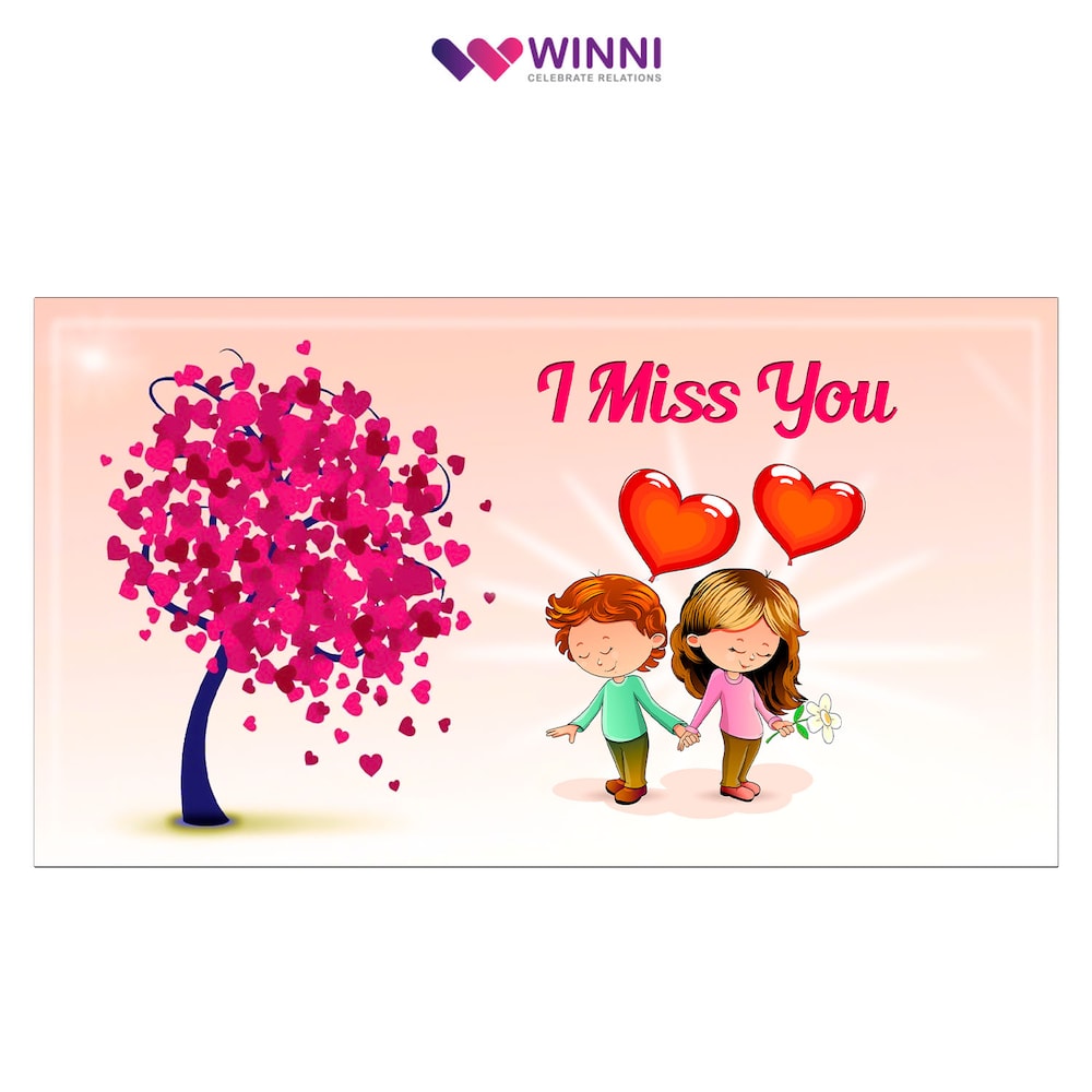 Miss You Chocolate Gift Box | Winni