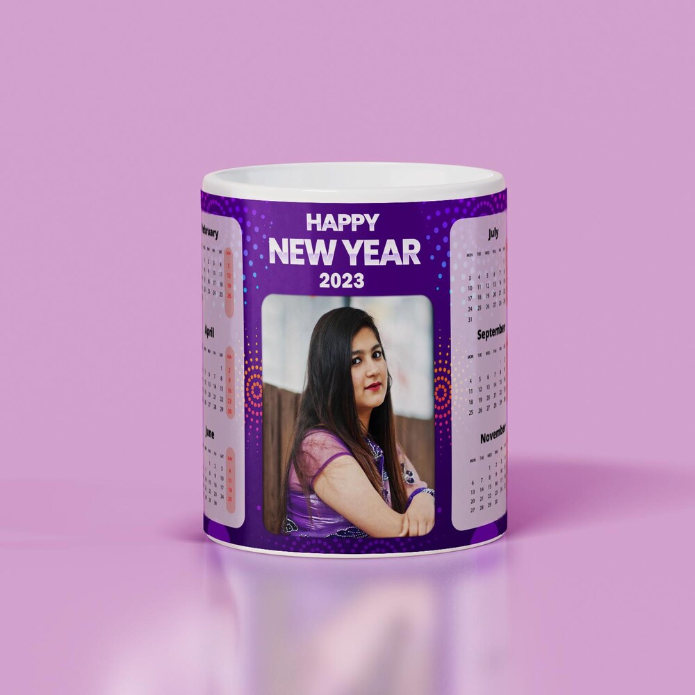 New Year Dates Mug Personalized | Winni