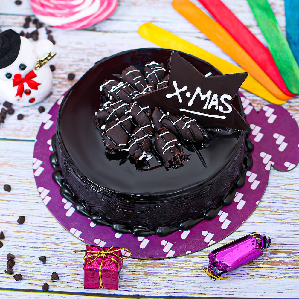 X mas Chocolate Truffle Cake | Winni