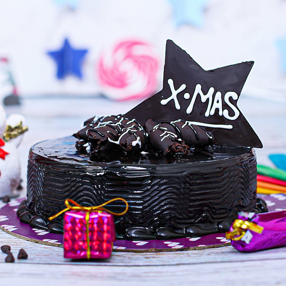 X mas Chocolate Truffle Cake | Winni