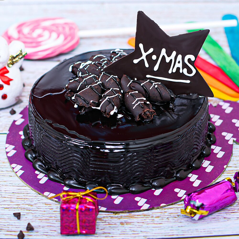 X mas Chocolate Truffle Cake | Winni