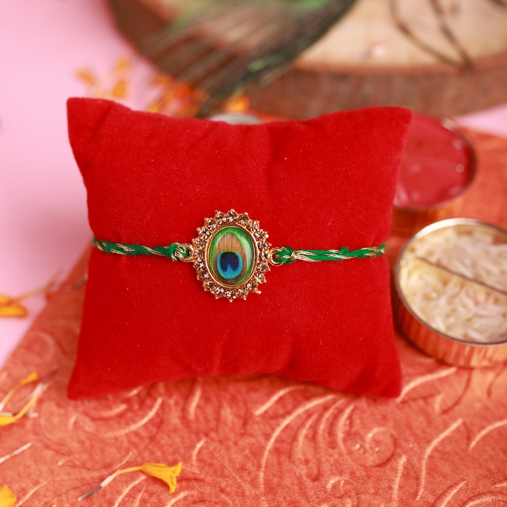 Beautiful Peacock Rakhi | Winni