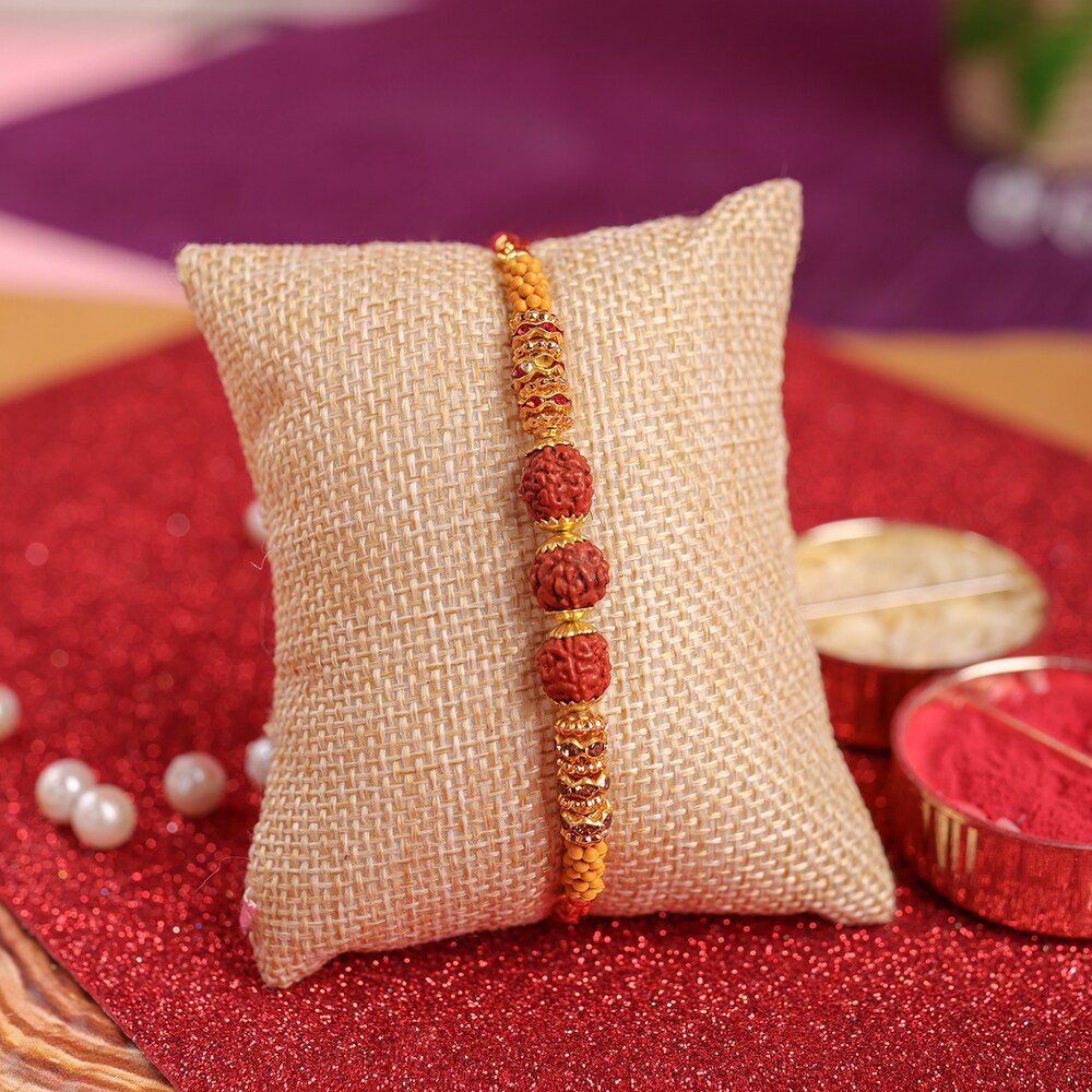Traditional Rudraksha Rakhi | Winni