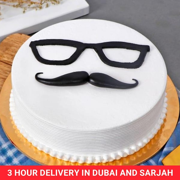 Mustache Theme Cake | Winni