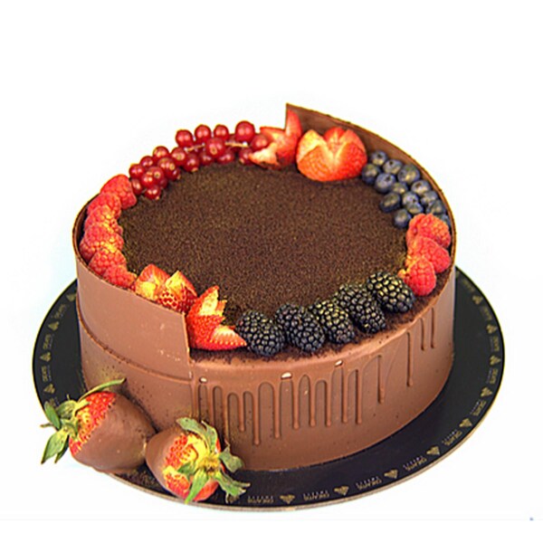 Fruit Loaded Chocolate Cake | Winni